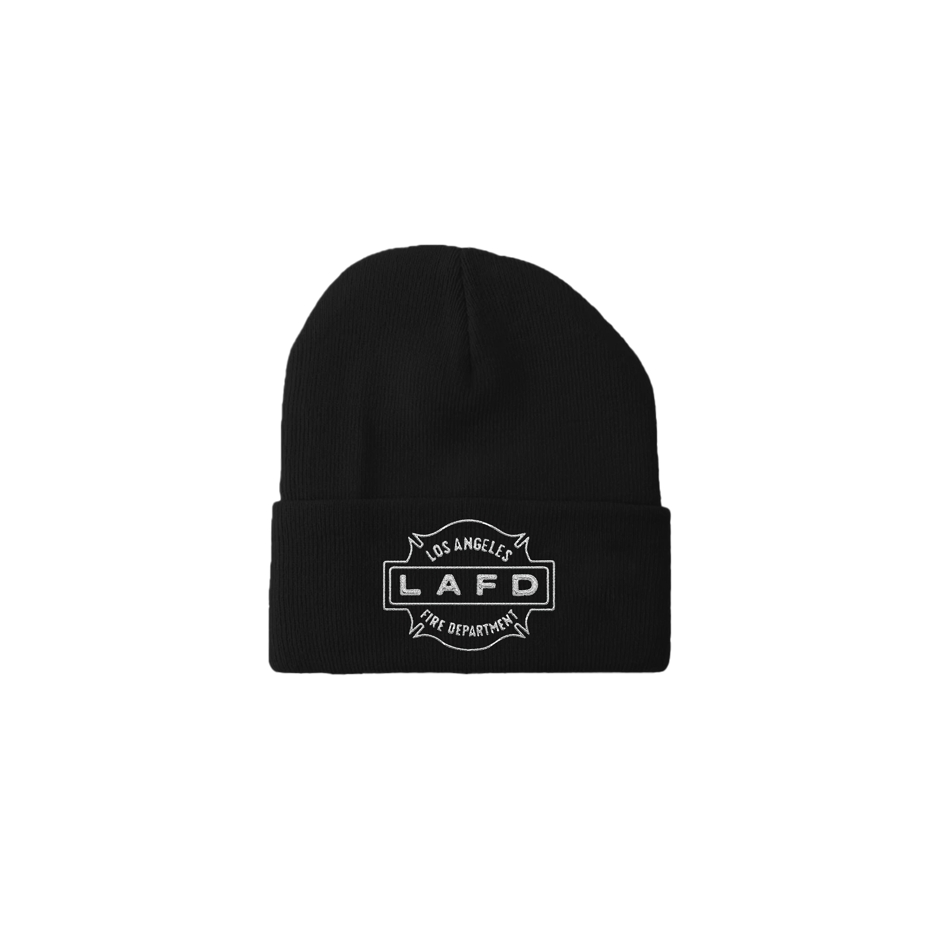 LAFD Badge Beanie in Black – Los Angeles Fire Department Foundation